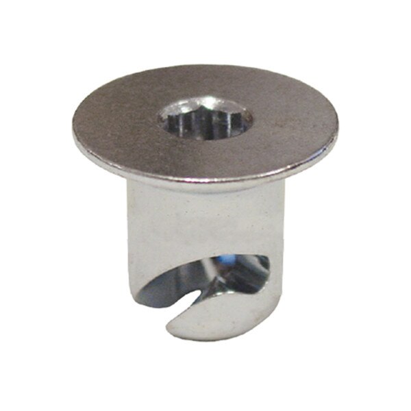 Dzus Button, Allen Head, Flush Head, Steel, Natural
