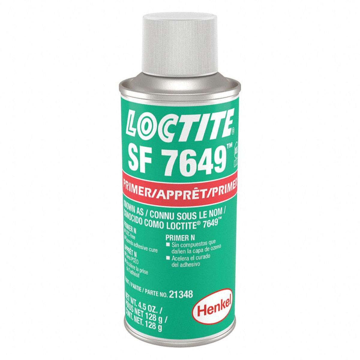 Loctite Adhesive Primer, Loctite SF7649, 4.5 oz. Aerosol Can