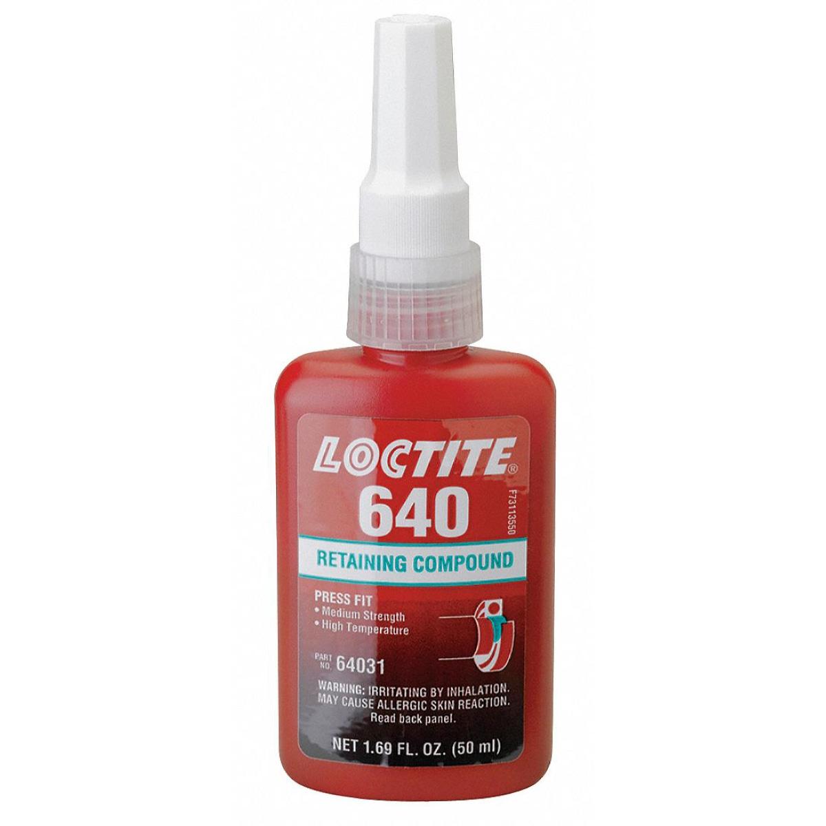Loctite Retaining Compound, Loctite 640 Series, Medium Retaining ...
