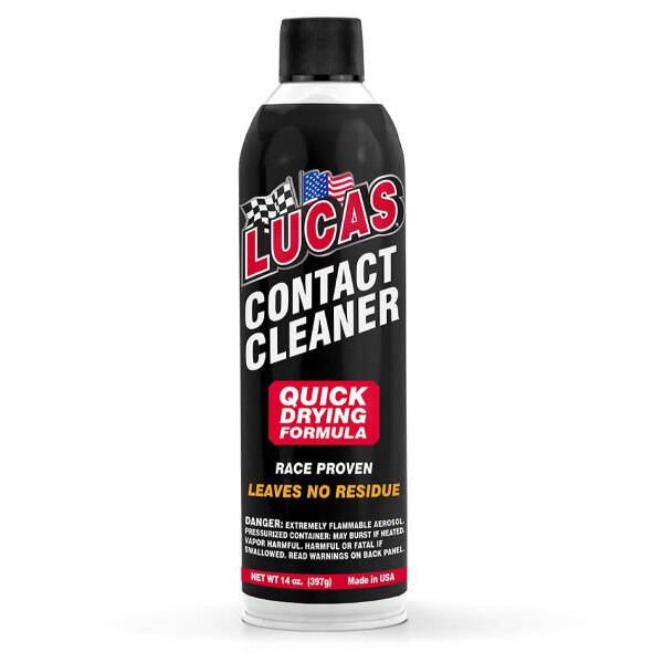 Lucas Oil Cleaning Solution, Contact Cleaner, 14 oz. Aerosol Bottle