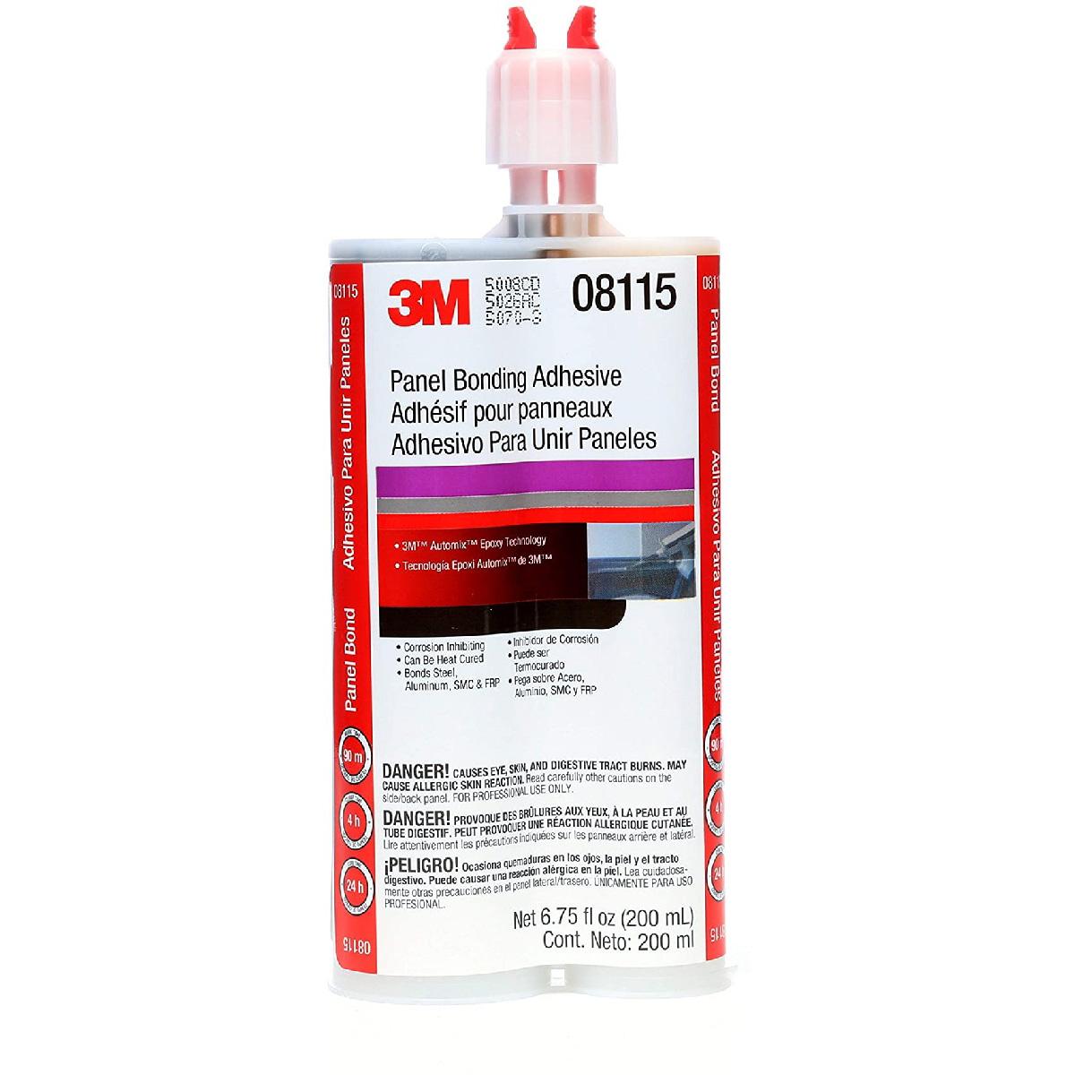 Panel Bonding Adhesive, Black, 200 ml Cartridge