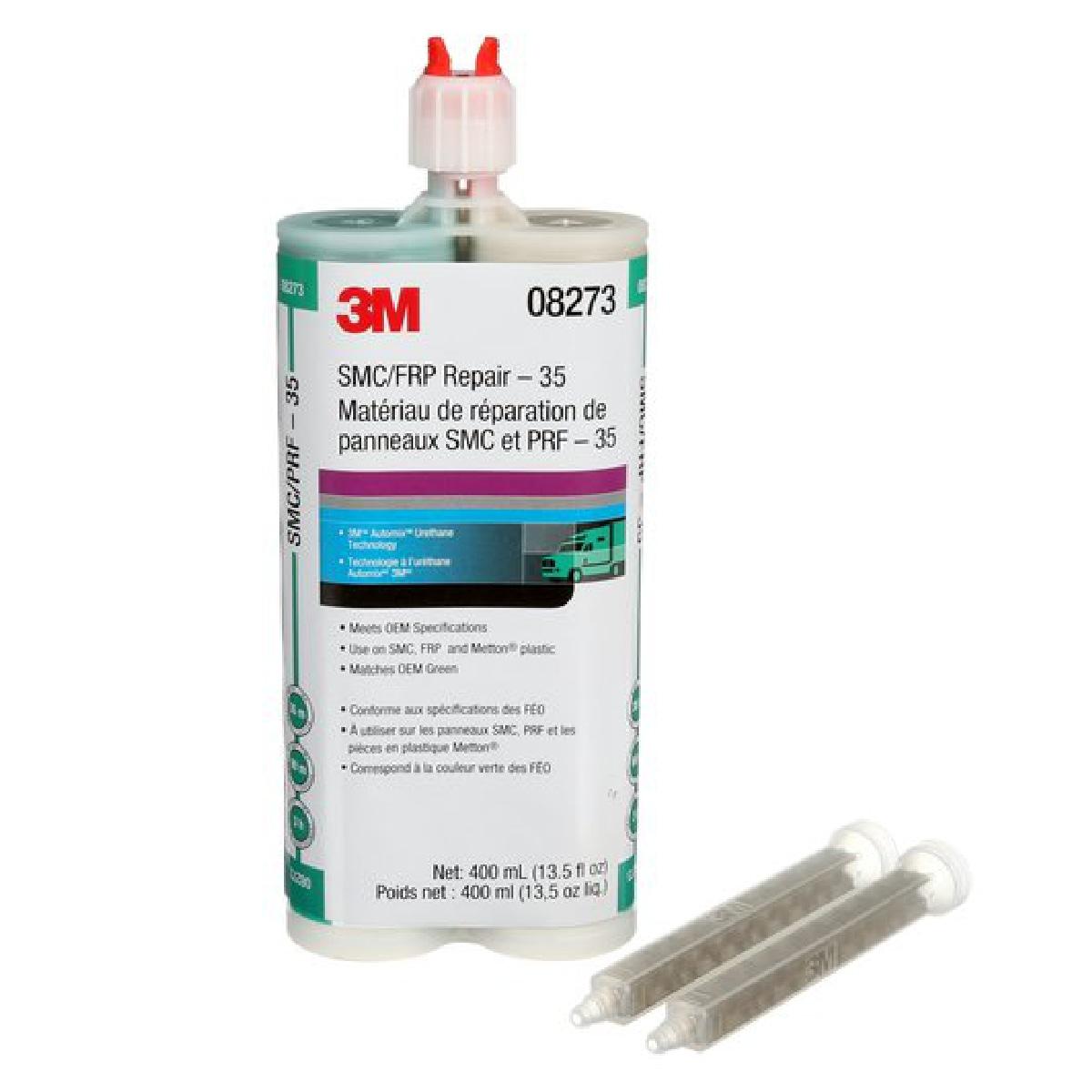 SMC / Fiberglass Repair Adhesive, Green, 35 Minute Work Time, 400 ml ...