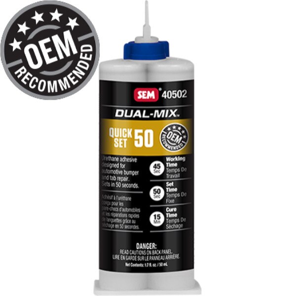 SEM Dual-Mix Quick Set 50, 1.7 oz. Cartridge, Black