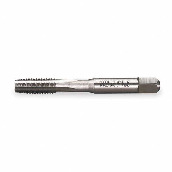 ReCoil Hand Tap, Plug Style, High Speed Steel, 3 Flutes, 5/16"-18 Thread