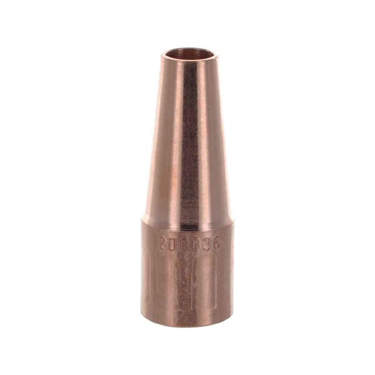 MIG Nozzle, Tapered, Heavy Duty, Copper, 1/2" Orifice, Set of 2