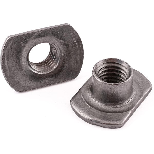Weld Nut, Slab Base Style, Steel